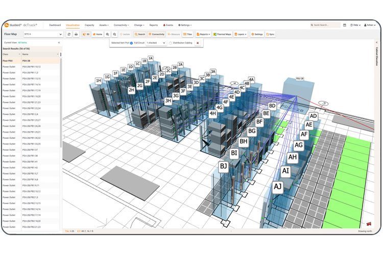 Sunbird Software - Rack Cable Management Software
